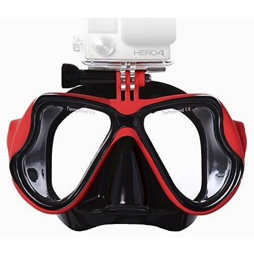 Diving Mask w/ GoPro Mount for Superior Fit & Visibility – Ivation Products