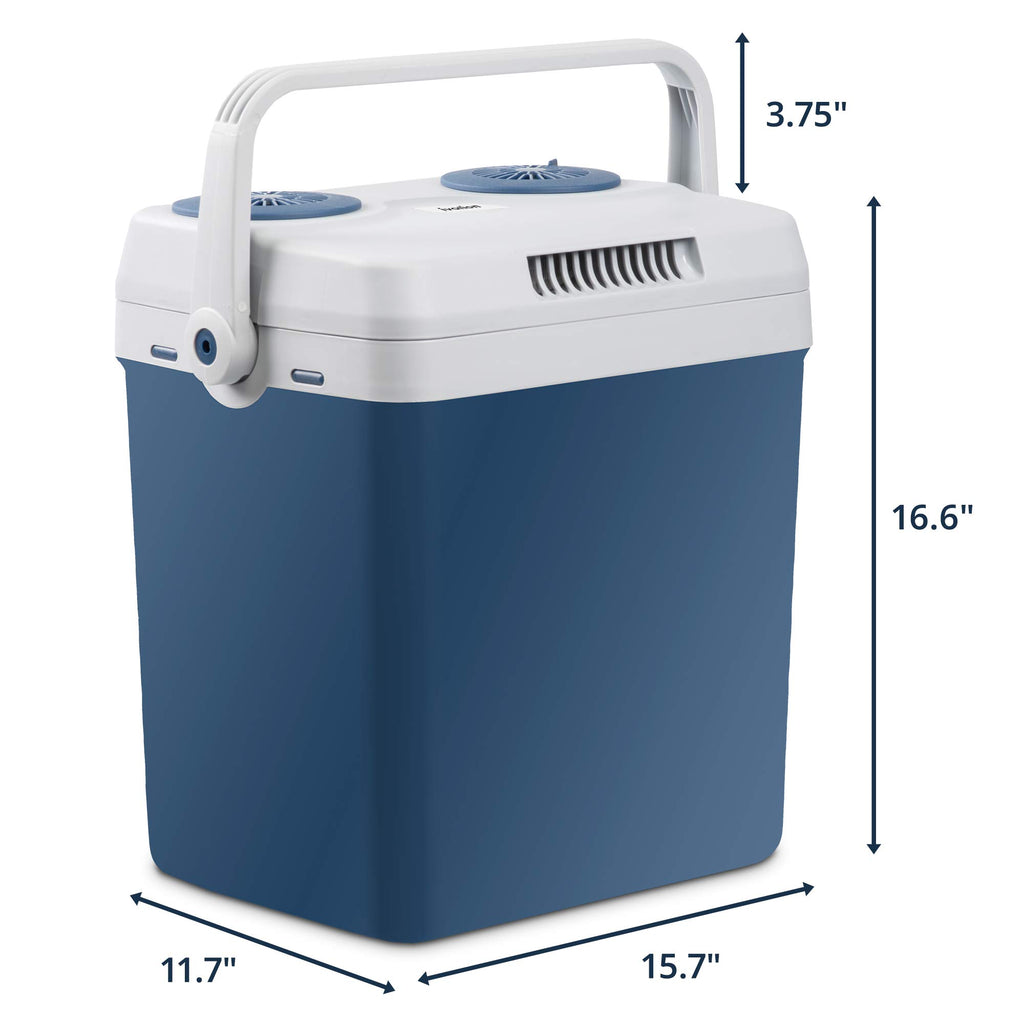 Ivation Electric Cooler & Warmer, 25 L Portable Thermoelectric 12 Volt ...