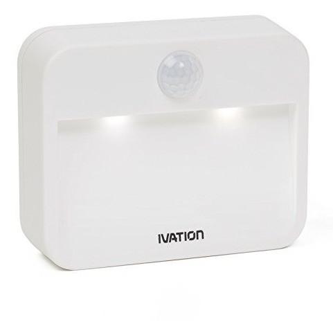 Ivation 2-LED Super Bright Automatic Motion & Light Sensing Nightlight ...