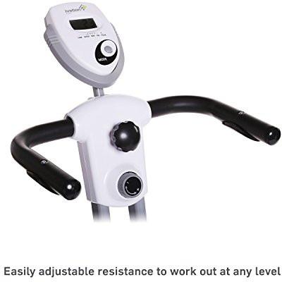 Ivation Magnetic Folding Exercise Fitness Cycle With Integrated Desk ...