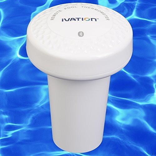 Ivation Bluetooth Water Thermometer for Bathtub, Pool & Hot Tub ...