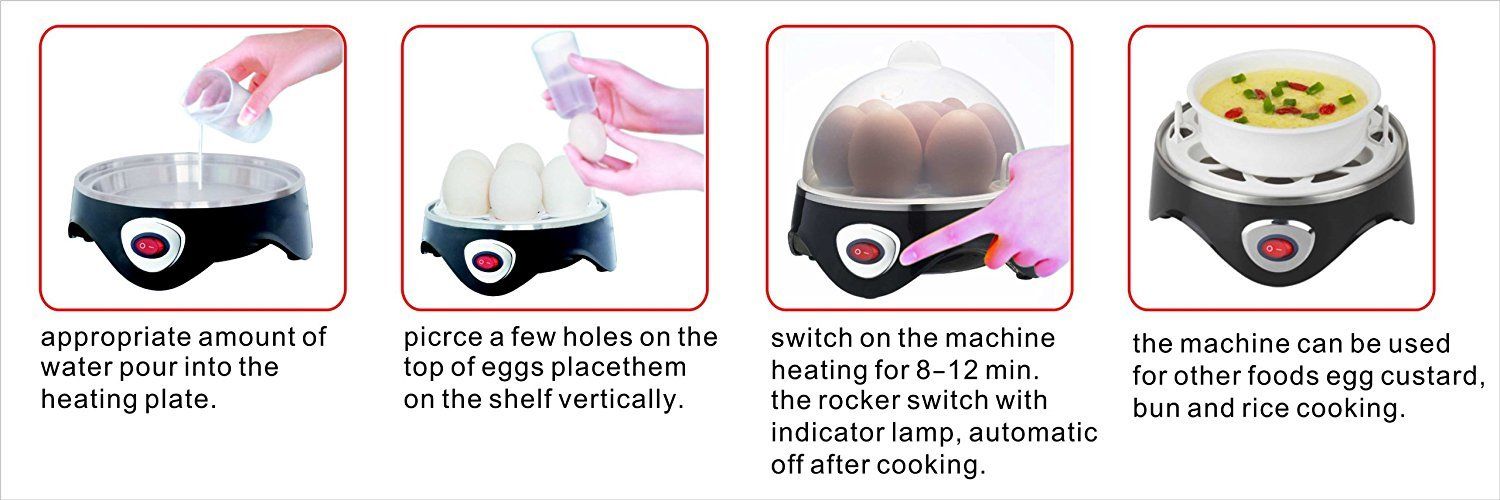 Automatic Shut-Off Electric Egg Cooker – Ivation Products