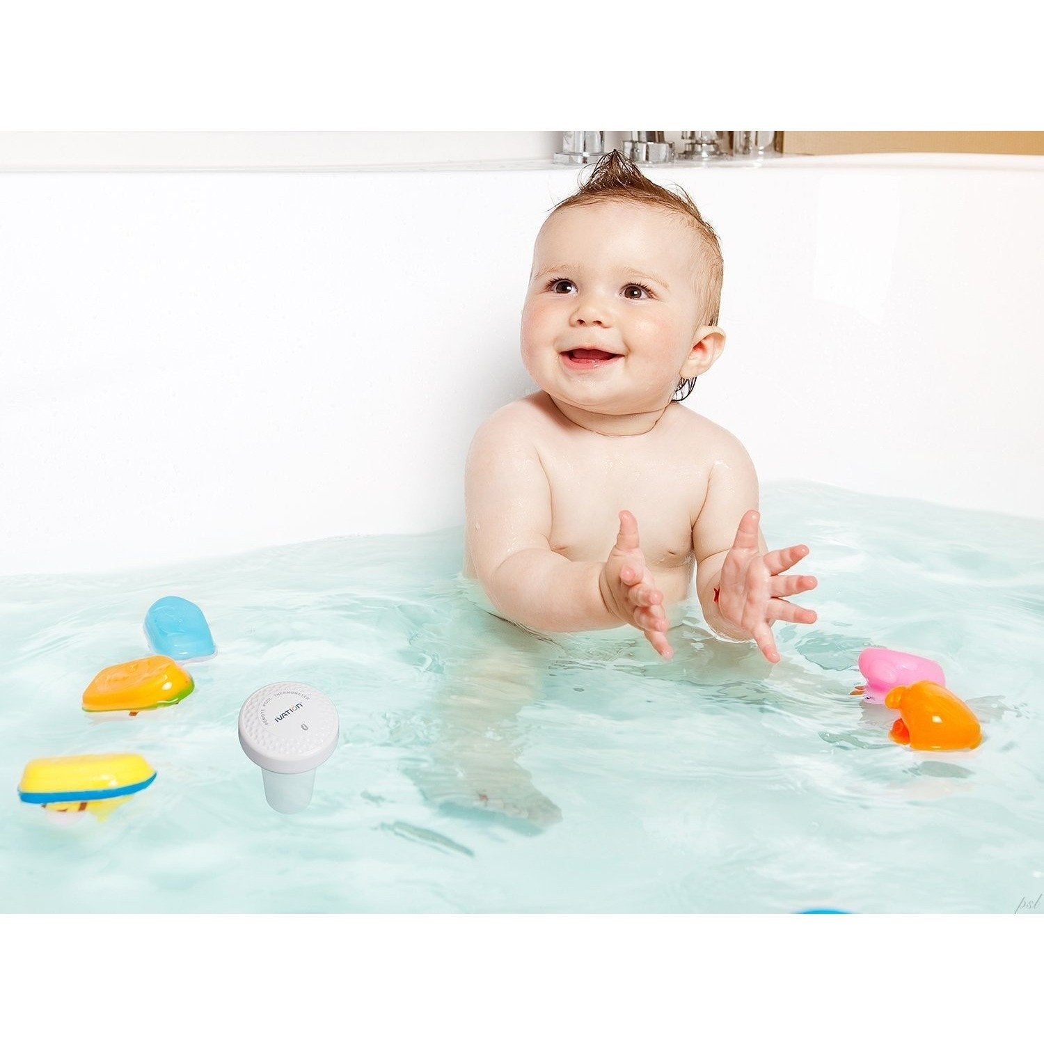 Ivation Bluetooth Water Thermometer for Bathtub, Pool & Hot Tub ...