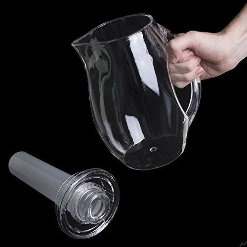 Plastic pitcher with spill proof lid – Ivation Products