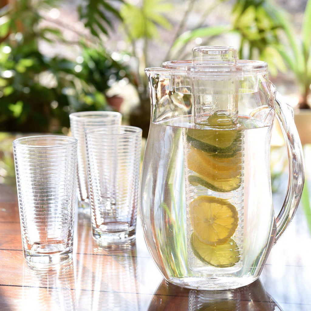 Plastic pitcher with spill proof lid – Ivation Products