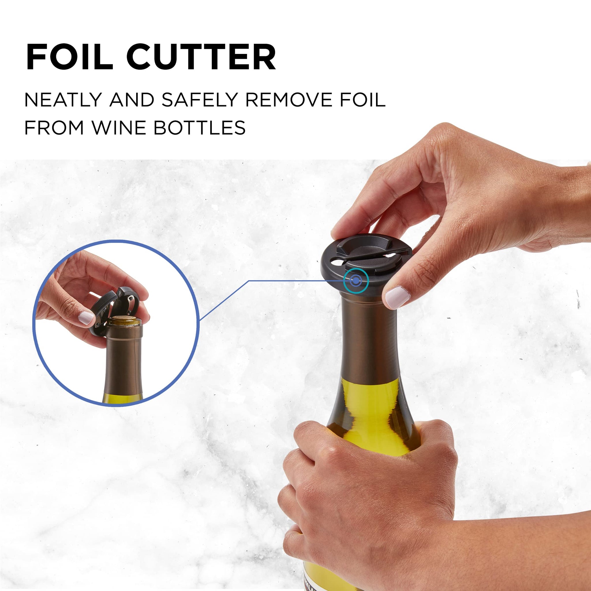 Ivation All-in-One Wine Gift Set - Wine Accessory Kit with Automatic E ...