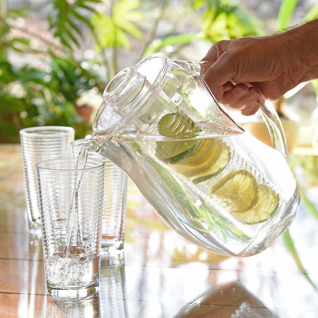 Plastic pitcher with spill proof lid – Ivation Products